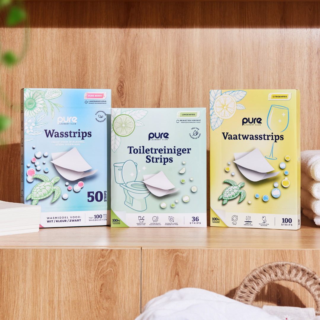 Pure Laundry Club | Beste wasstrips | Duurzaam wasmiddel
